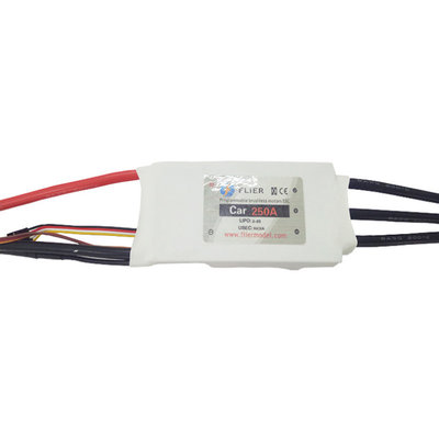 Esc Rc Car Motor Controller 8S 250 Amp Mosfet Material With Fan Heat Sink